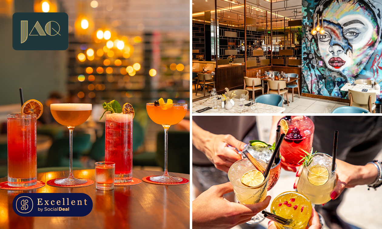 Restaurant JAQ, 2 cocktails naar keuze bij Restaurant JAQ bespaar 58% ...