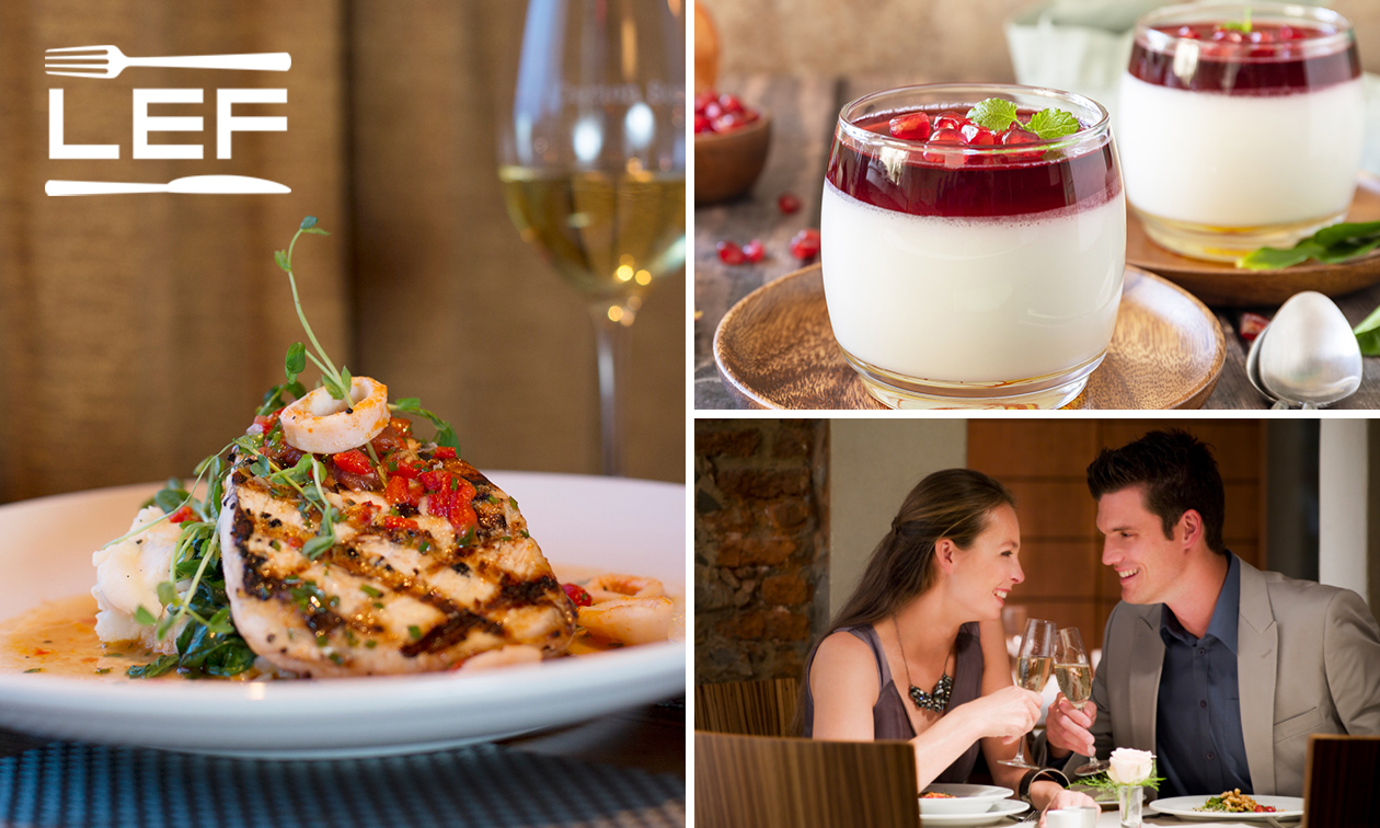 Restaurant LEF, 2-, 3- of 4-gangendiner à la carte bij Restaurant LEF ...