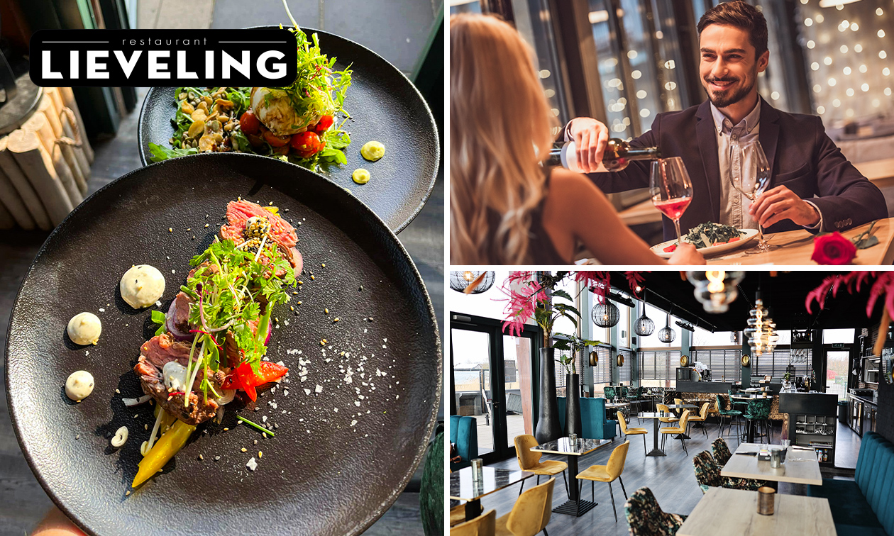 Restaurant Lieveling, 3-gangendiner met vrije keuze van de kaart ...