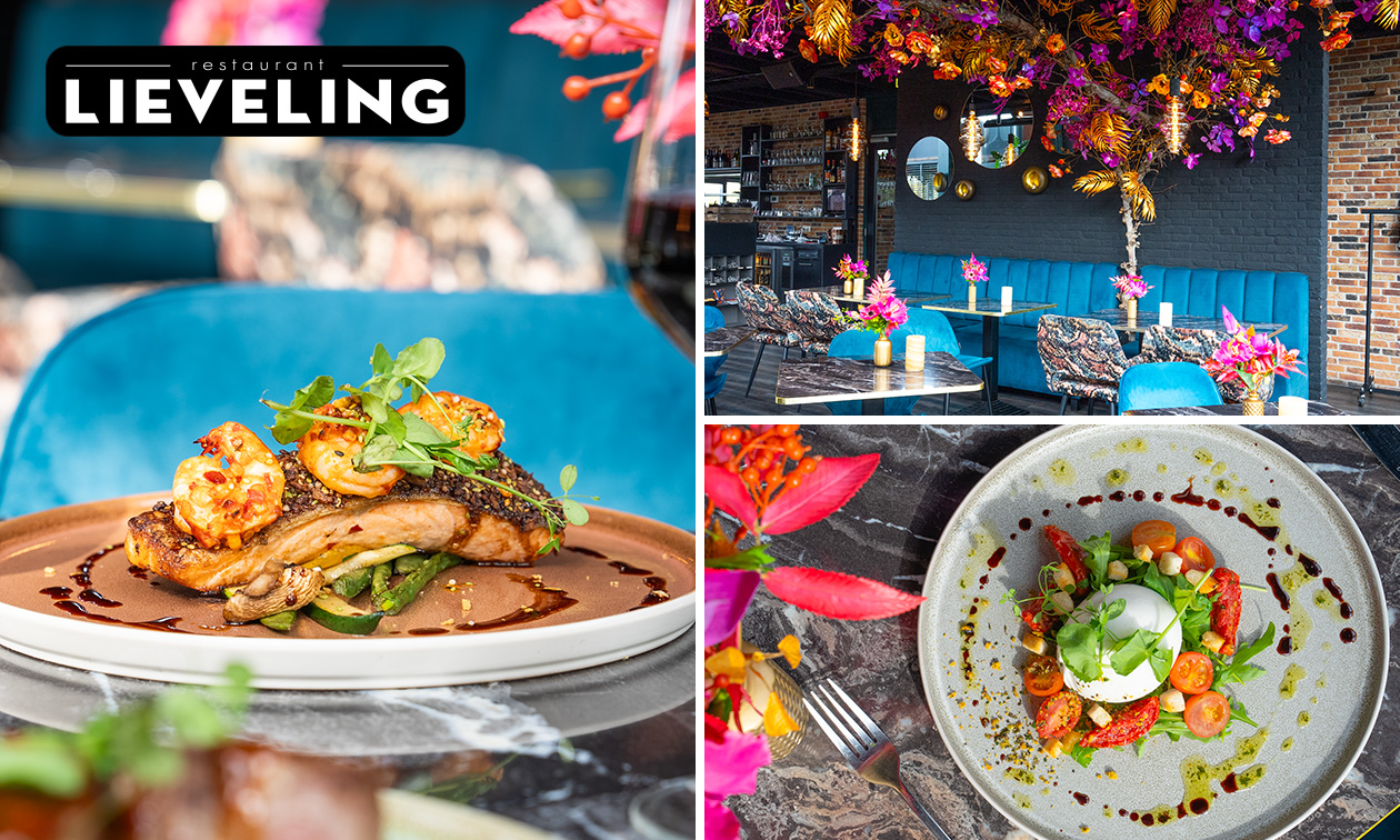 Restaurant Lieveling, 3-gangendiner met vrije keuze van de kaart ...