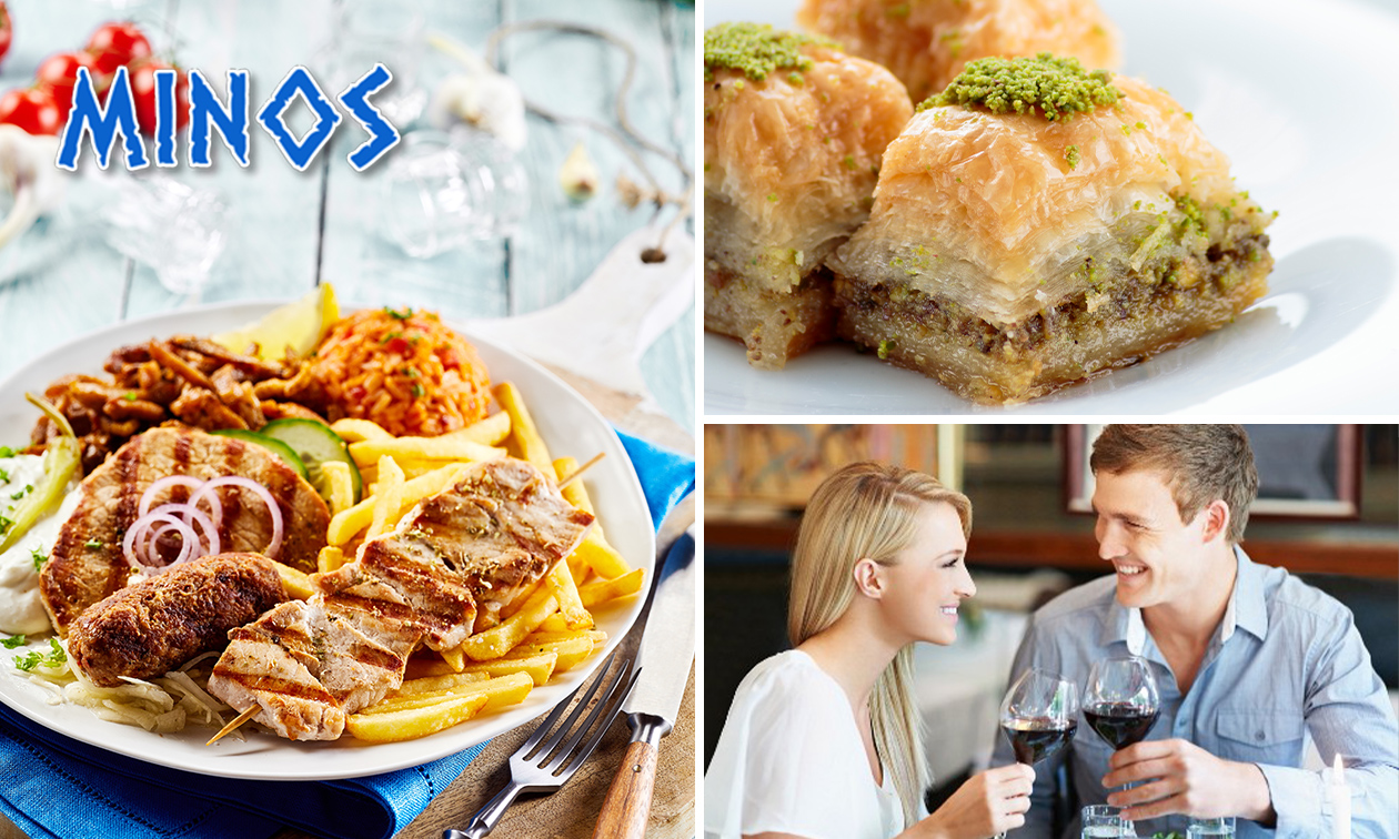 Restaurant Minos, Grieks 3-gangendiner (40+ keuzes) bij Restaurant ...