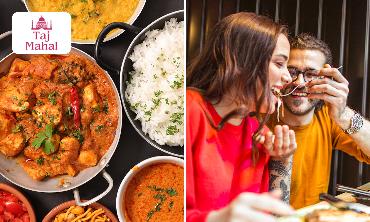 Restaurant New Taj Mahal, 3-gangendiner à la carte bij New Taj Mahal ...