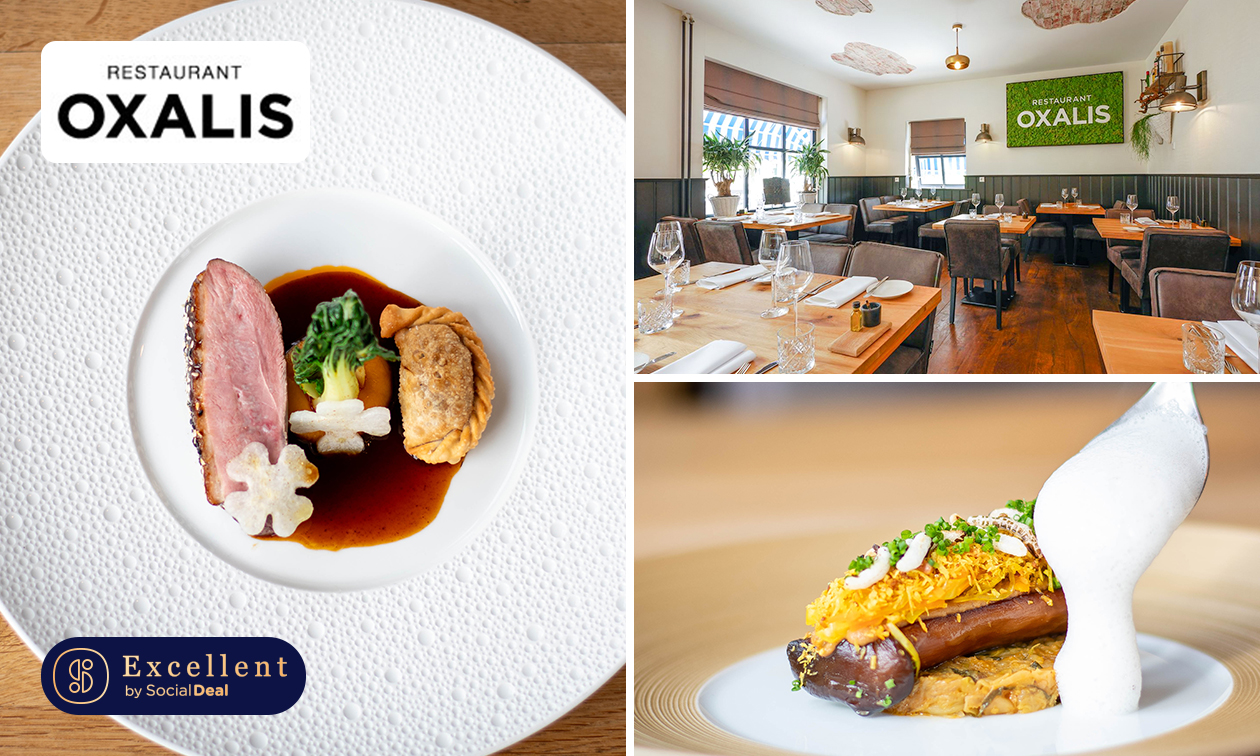 Restaurant Oxalis, 3-gangenlunch of -diner bij Restaurant Oxalis ...