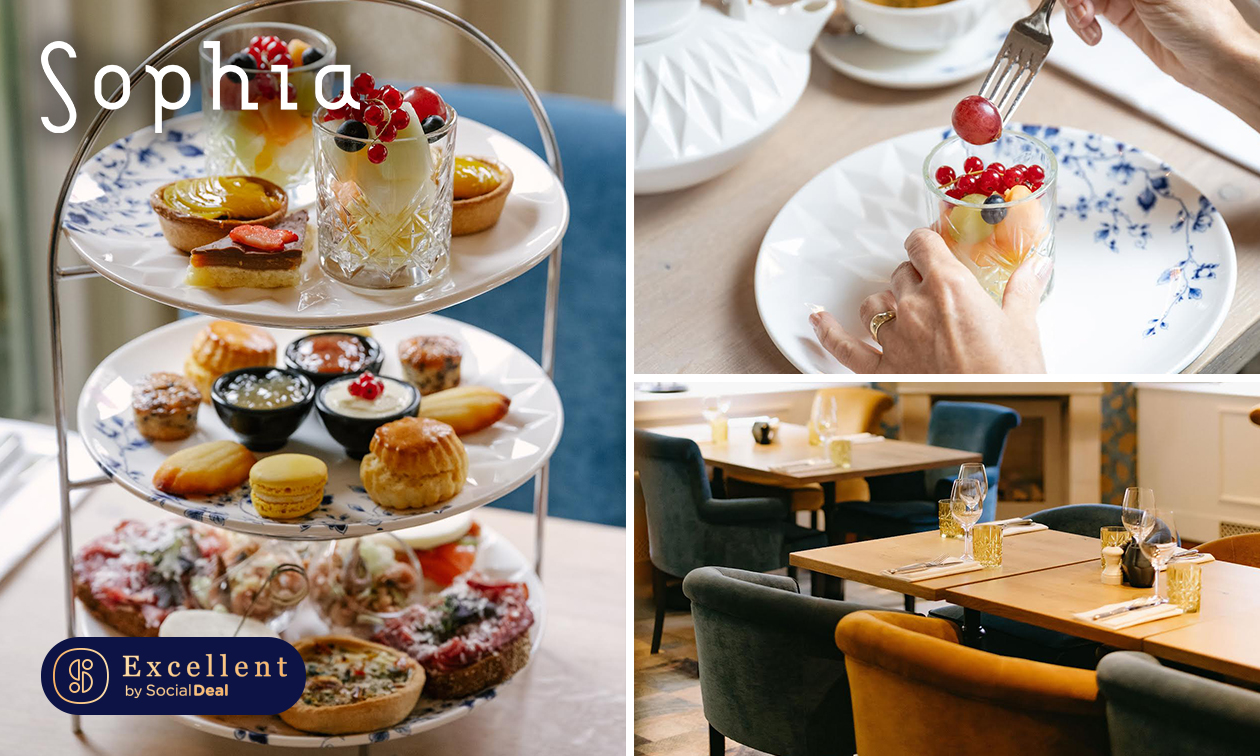 Restaurant Sophia, Sparkling high tea incl. glaasje cava bespaar 38% in ...