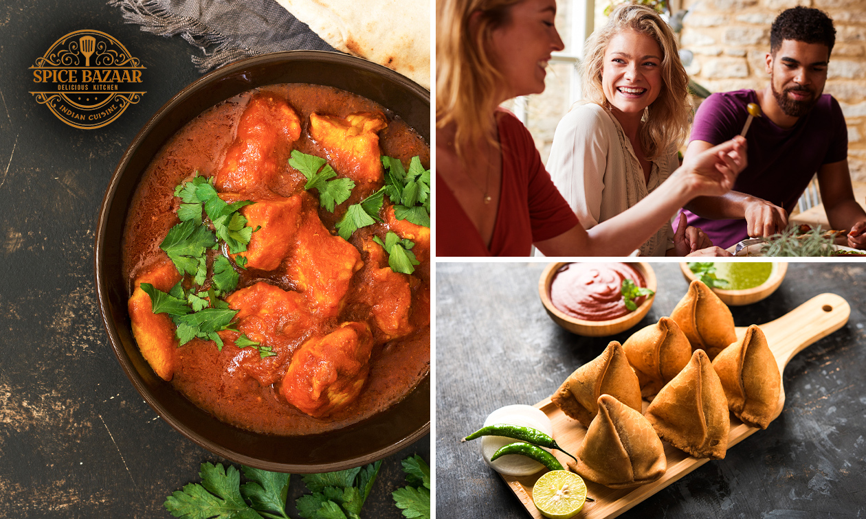 Restaurant Spice Bazaar, 3-gangendiner of -lunch à la carte bespaar 39% ...