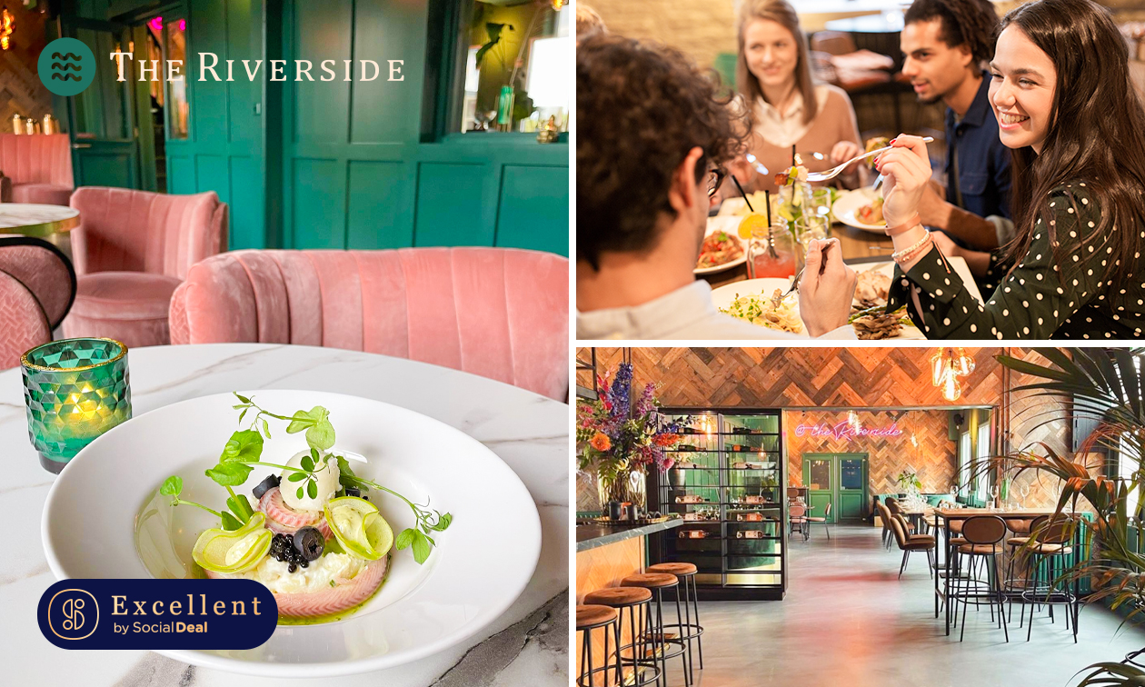 Restaurant The Riverside, Shared dining-diner + amuse van de chef ...