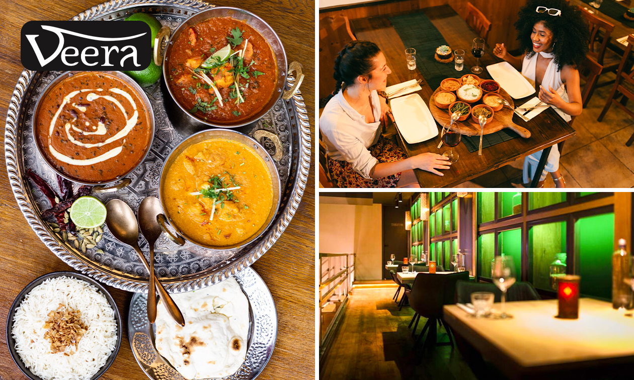 Restaurant Veera, Indiaas 2- of 3-gangendiner à la carte bij Restaurant ...