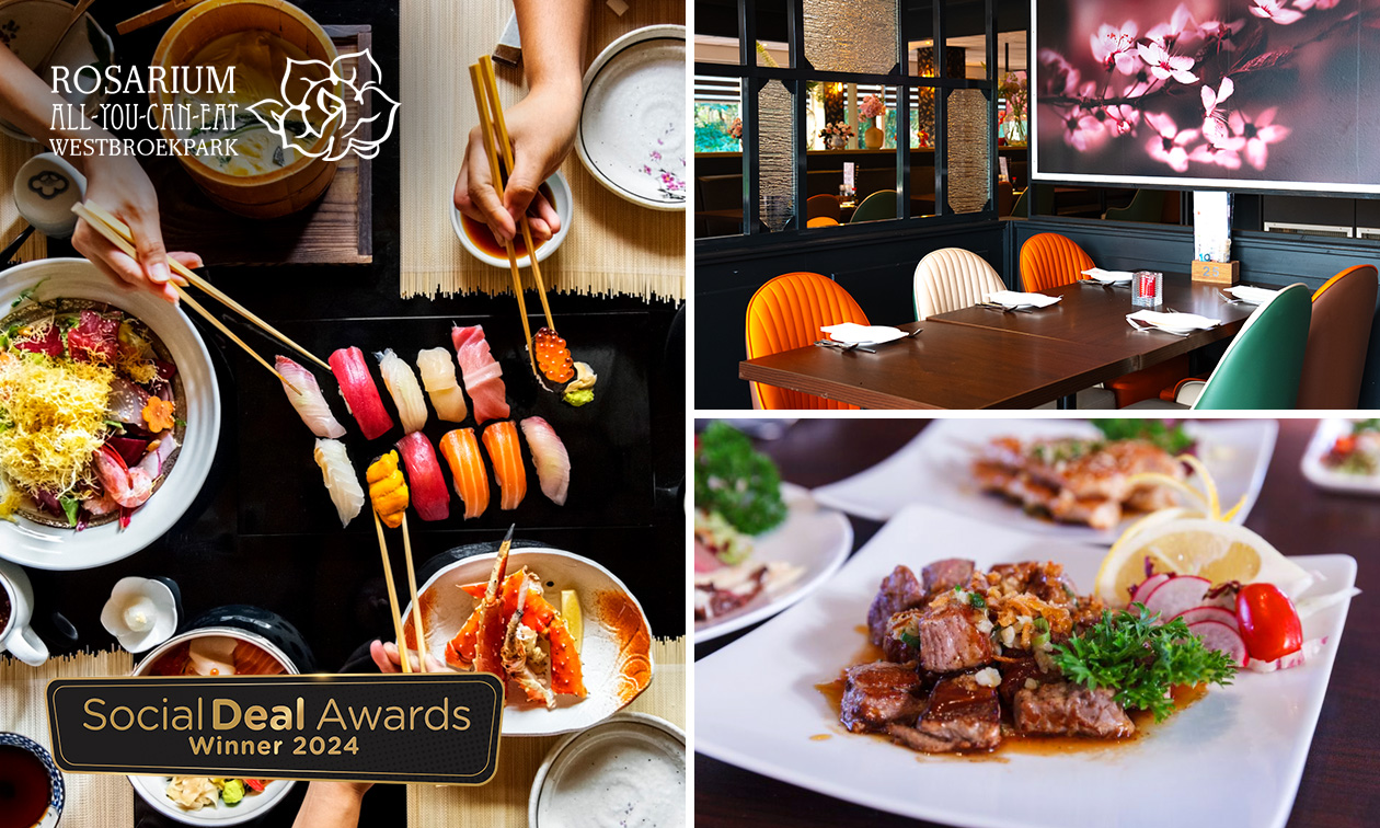 Rosarium Westbroekpark, All-You-Can-Eat (3 uur) bij Rosarium Westbroekpark bespaar 32% in Den ...