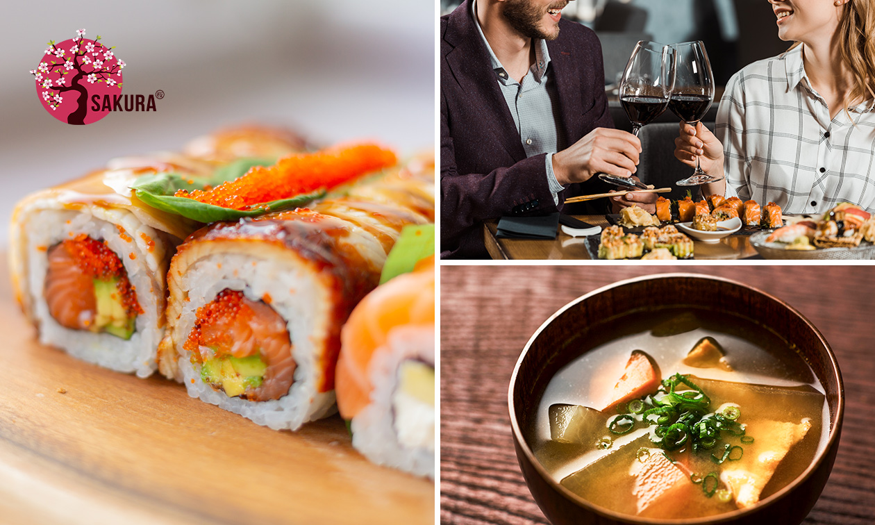 Sakura Ying, Plateau de sushis + soupe miso au coeur de Liège bespaar ...