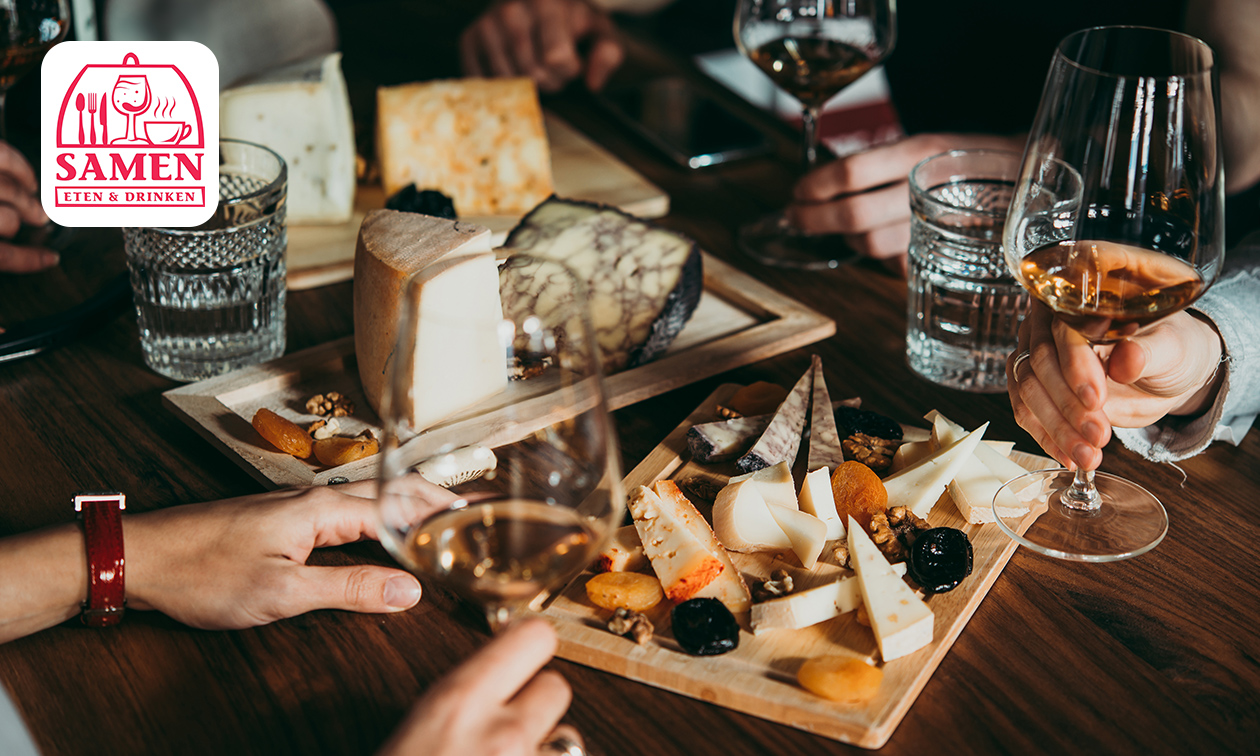 SAMEN eten & drinken Eindhoven, Wijnproeverij + hapjes bij Samen eten ...