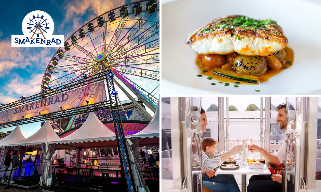 Smakenrad / Wheel of Taste, Diner, ontbijt of lunch in een reuzenrad ...