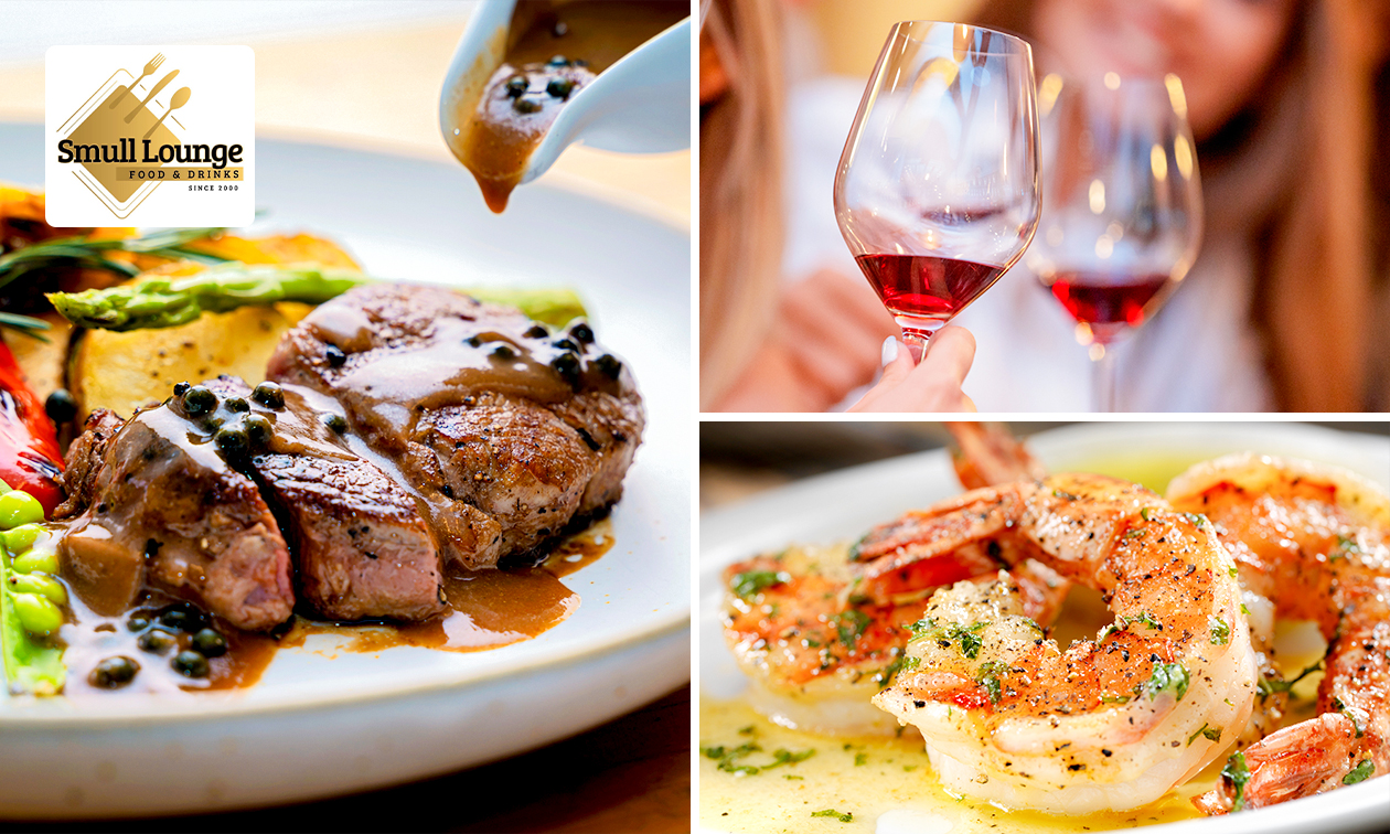 Smul Lounge Melle, 2- of 3-gangenlunch of -diner à la carte bespaar 34% ...