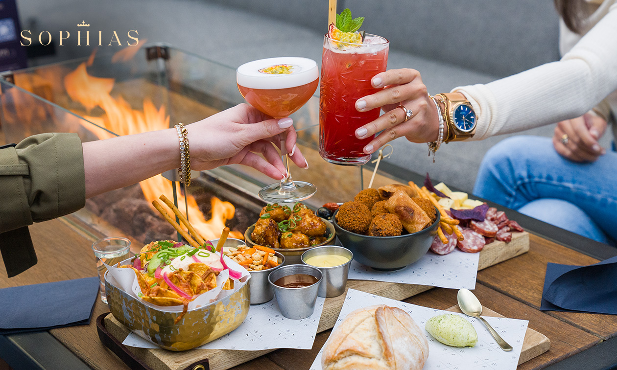 Sophias, High cocktail + luxe happerijplank bij Sophias bespaar 38% in ...