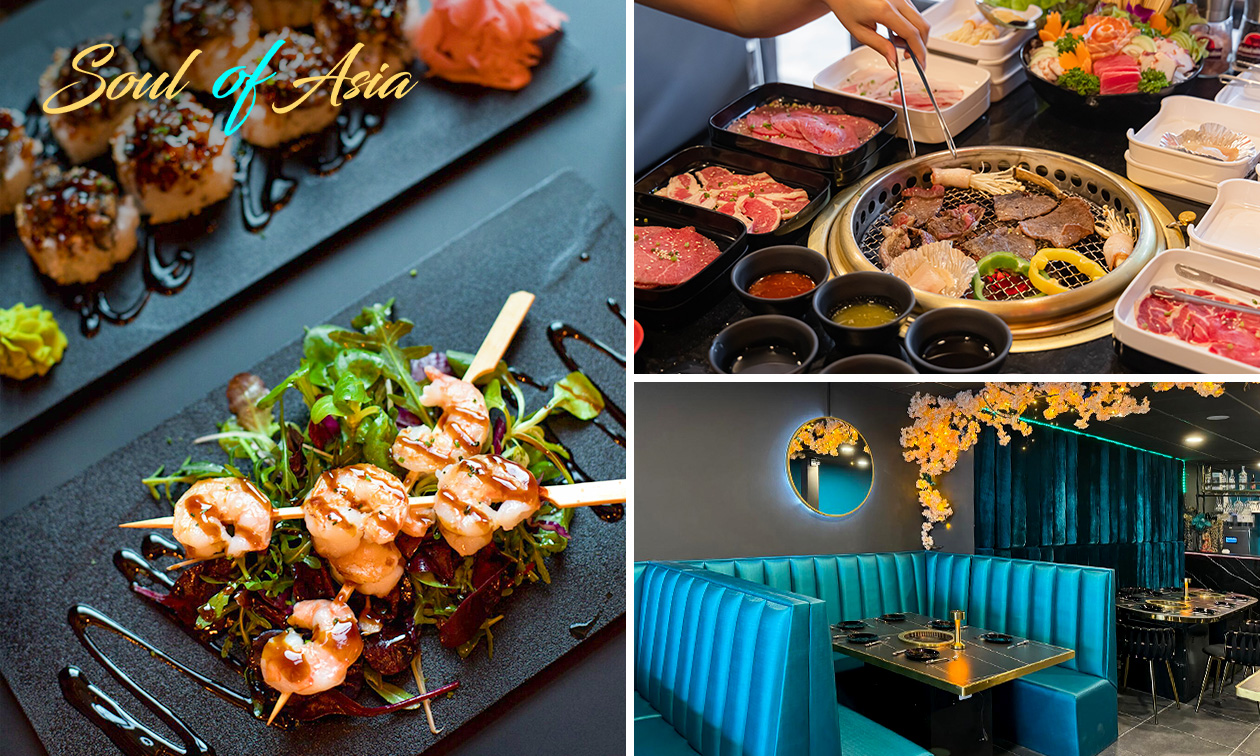 Soul of Asia, All-You-Can-Eat grill & sushi (2,5 uur) bij Soul of Asia ...