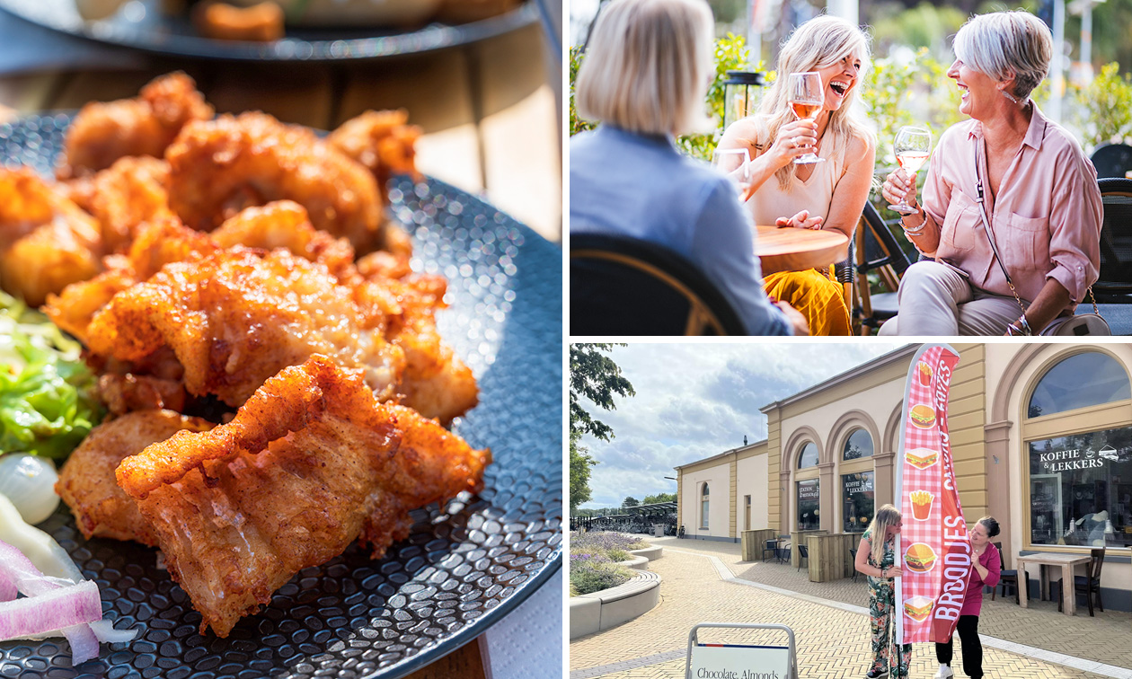 Stationsrestaurant Harlingen, Kibbeling + saus + friet + drankje of ...