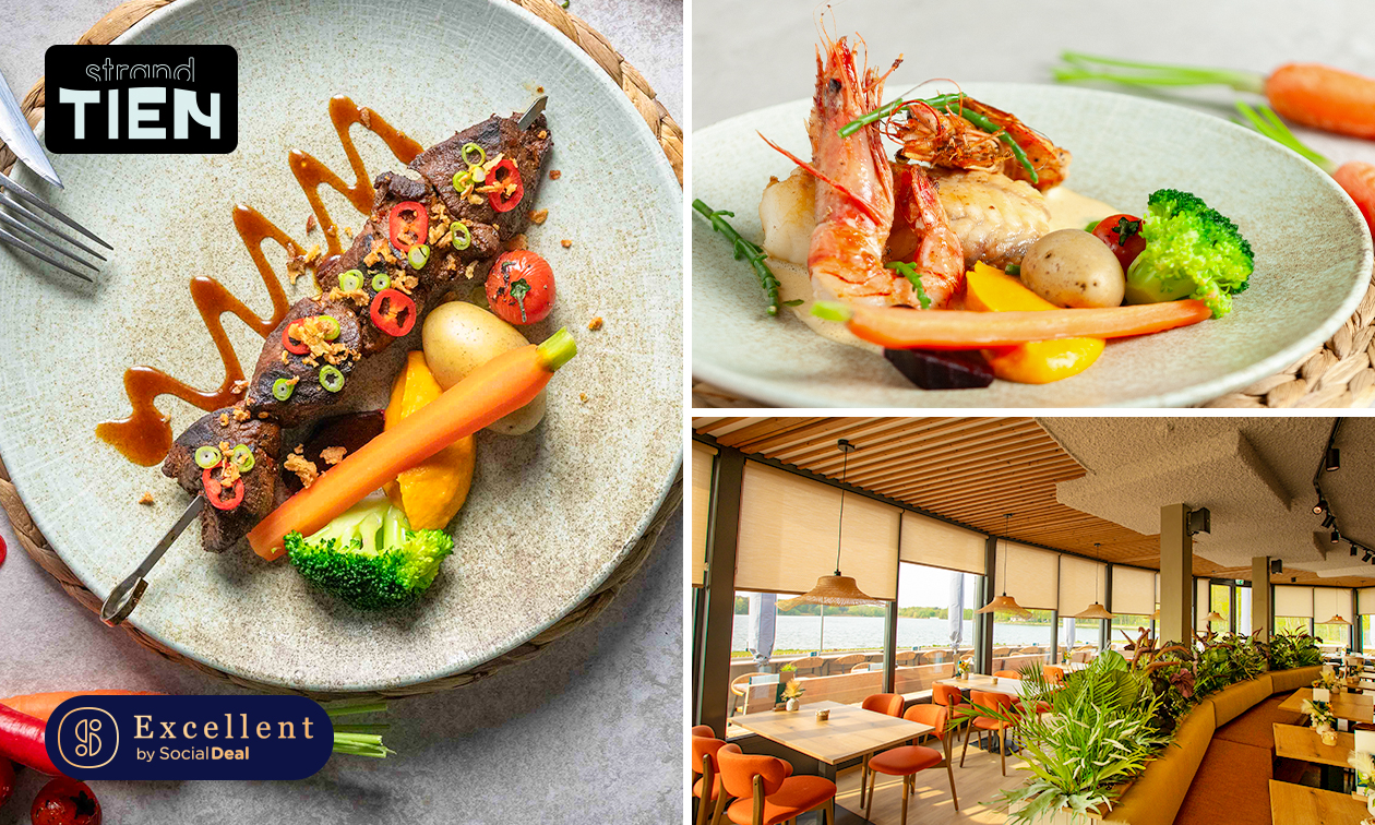 Strand Tien, 4- of 5-gangendiner van de chef bij Strand Tien bespaar 35 ...