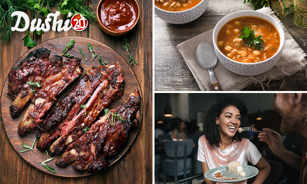 Strandpaviljoen Dushi 2.0, 3-gangendiner à la carte bij Strandpaviljoen ...