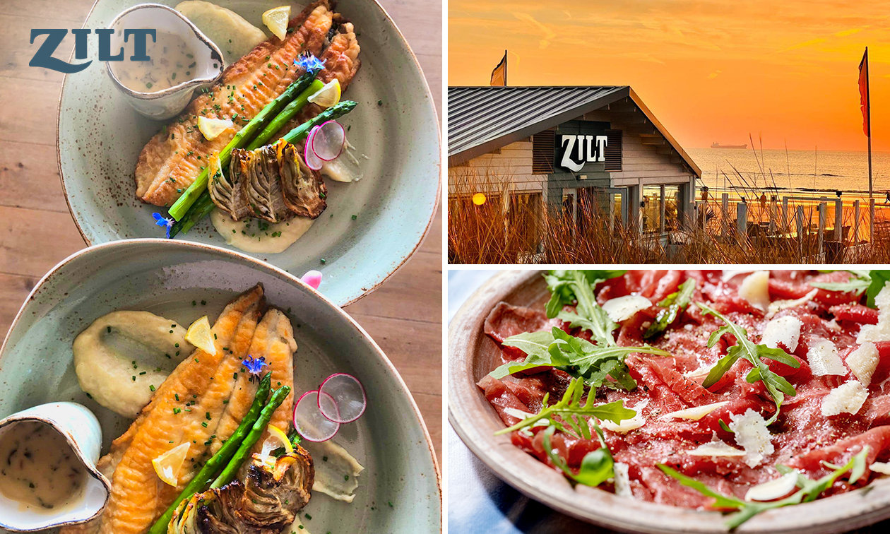 Strandpaviljoen Zilt, 2-gangen keuzediner bij Strandpaviljoen Zilt ...