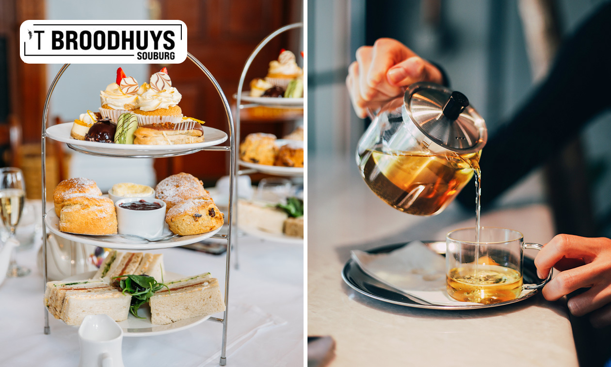 't Broodhuys, High tea (2 uur) + onbeperkt thee bespaar 35% in Zeeland ...