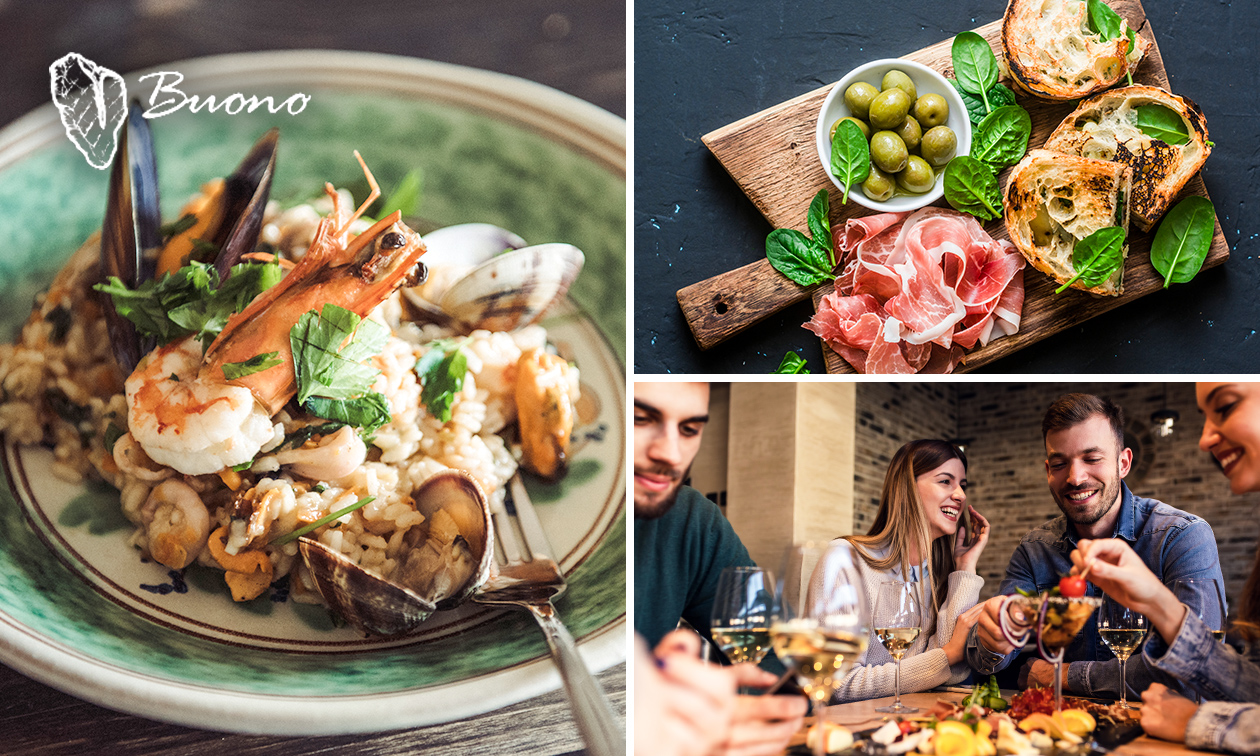 T-Buono, Italiaans 3-gangendiner of -lunch in hartje Brussel bespaar 49 ...