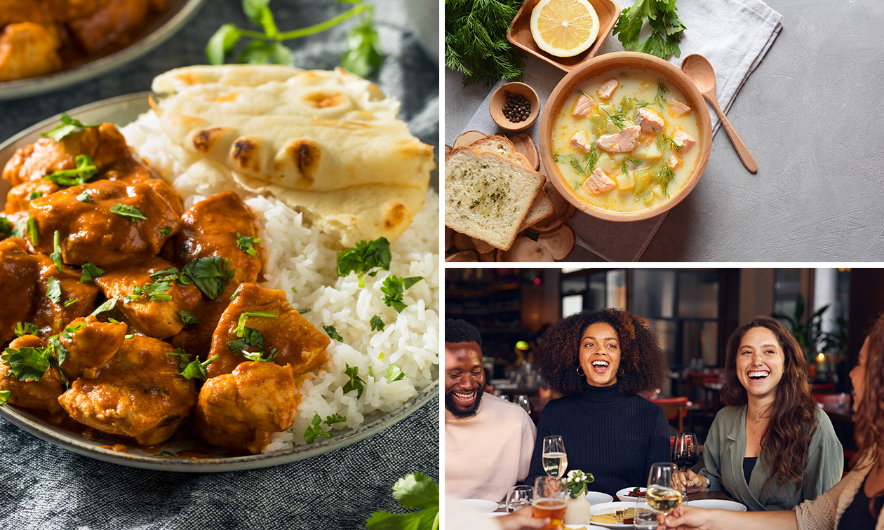 Taj Masala, Indiaas 3-gangendiner à la carte + papadum bespaar 27% in ...