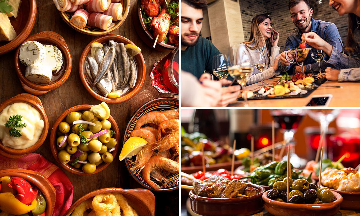 Tapasbar Sol y Sombra, Menu tapas espagnol en 4 ou 5 services à ...