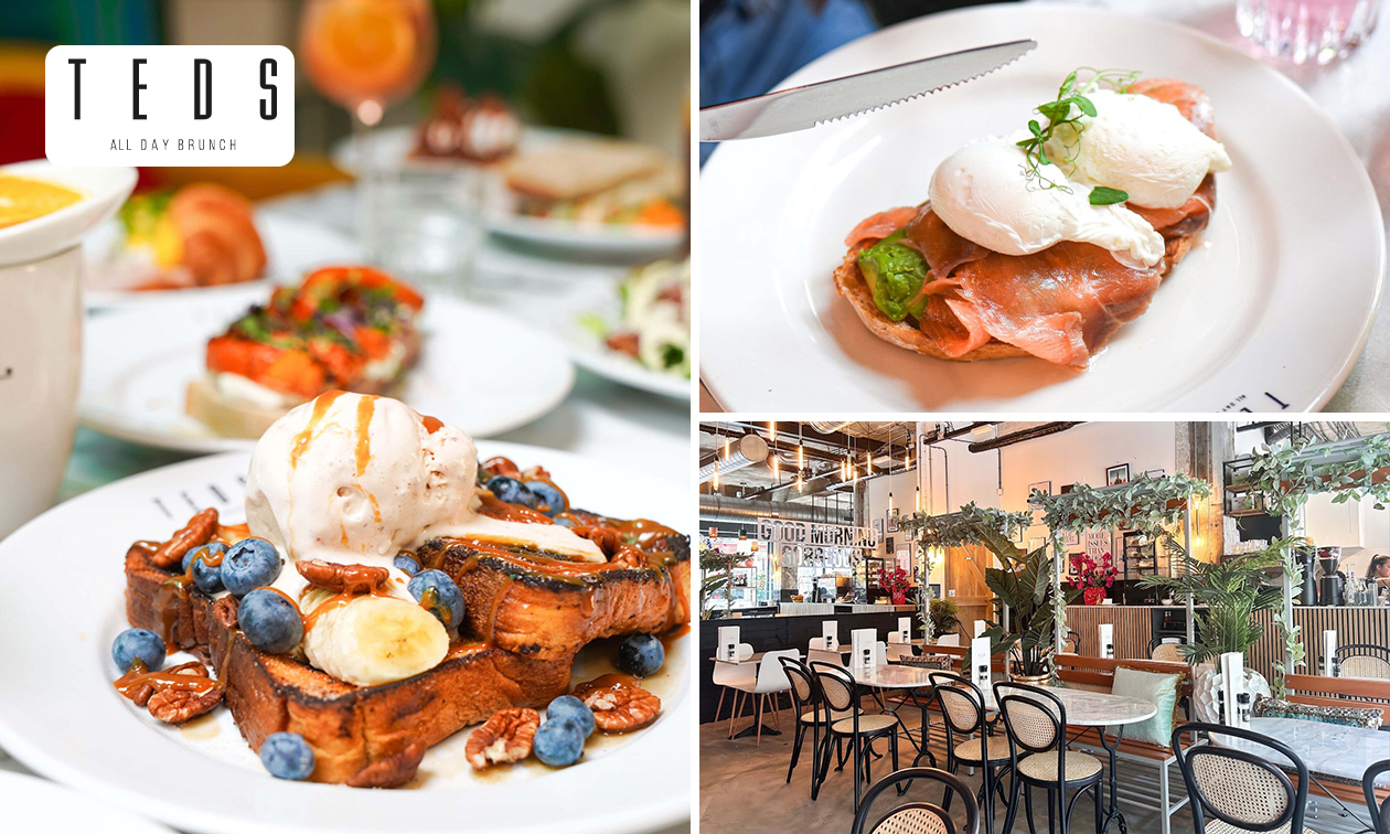 Teds Eindhoven, Ontbijt + jus d'orange + koffie/thee en evt. glas bubbels bij Teds Eindhoven ...