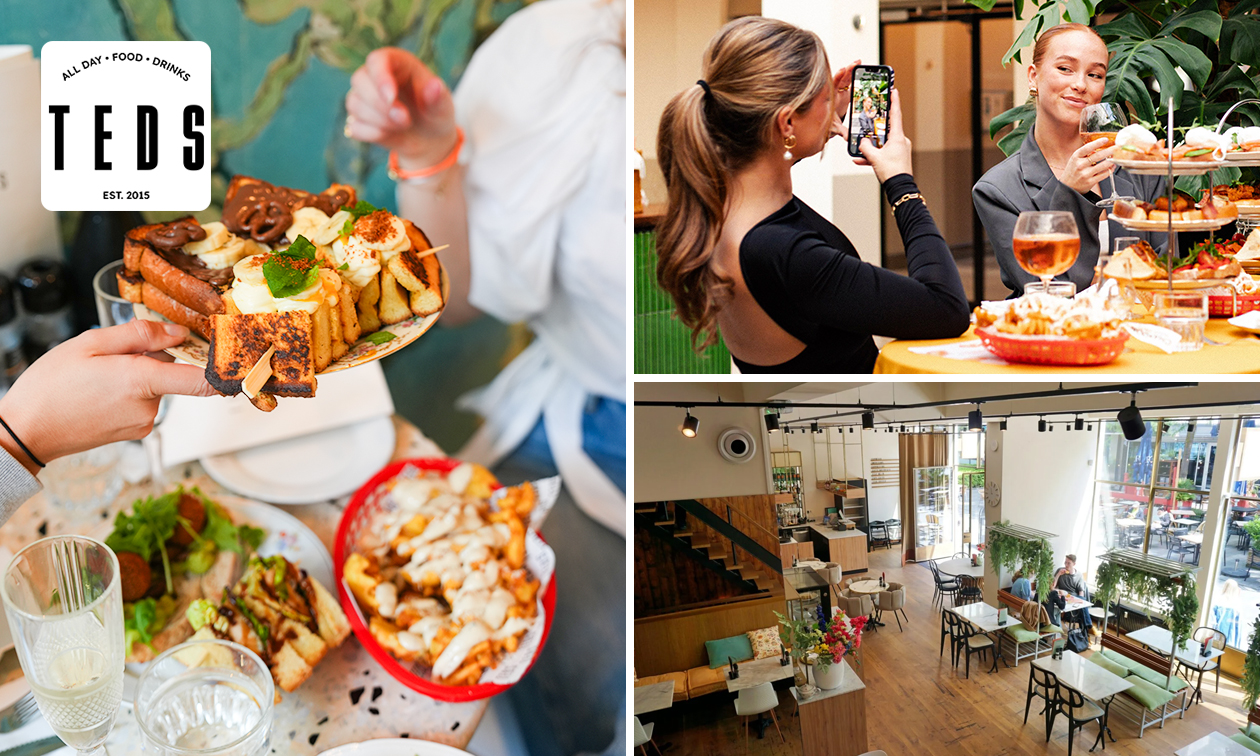 Teds Rotterdam Lijnbaan, Shared brunch bij Teds Rotterdam Lijnbaan ...