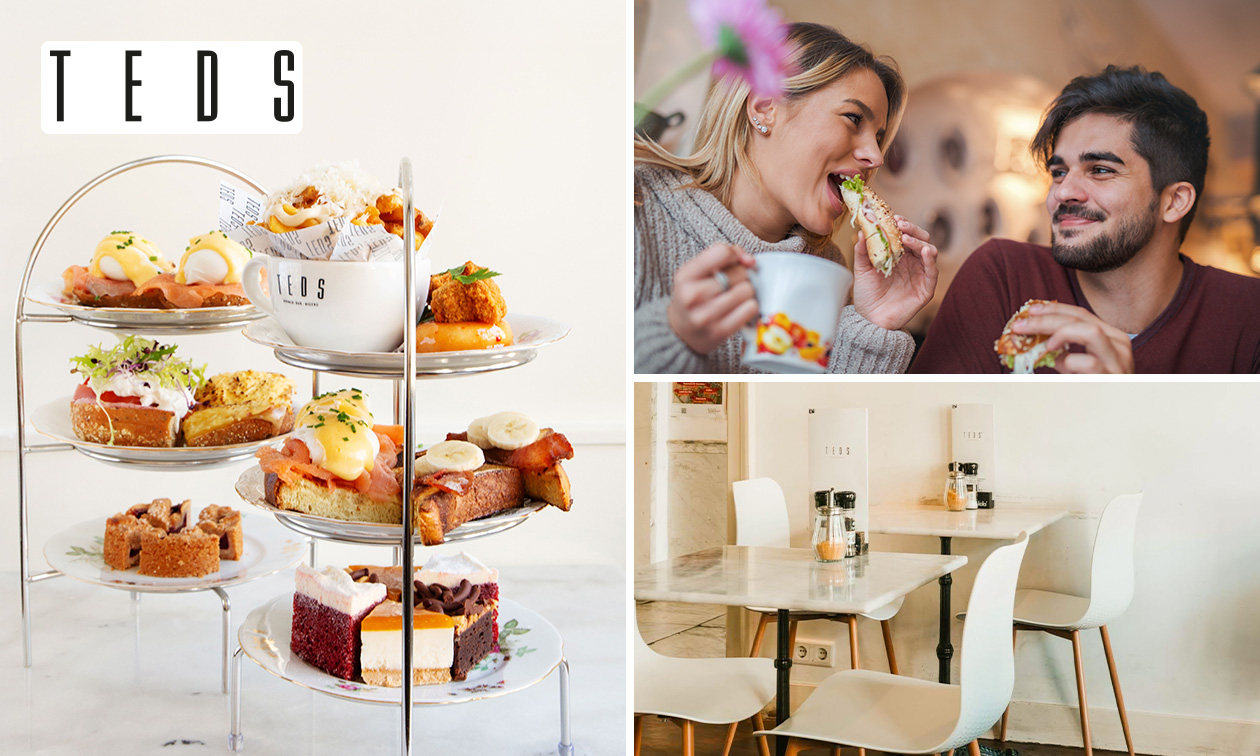 Teds Utrecht Oudegracht, High tea (1,5 uur), shared brunch of ontbijt ...