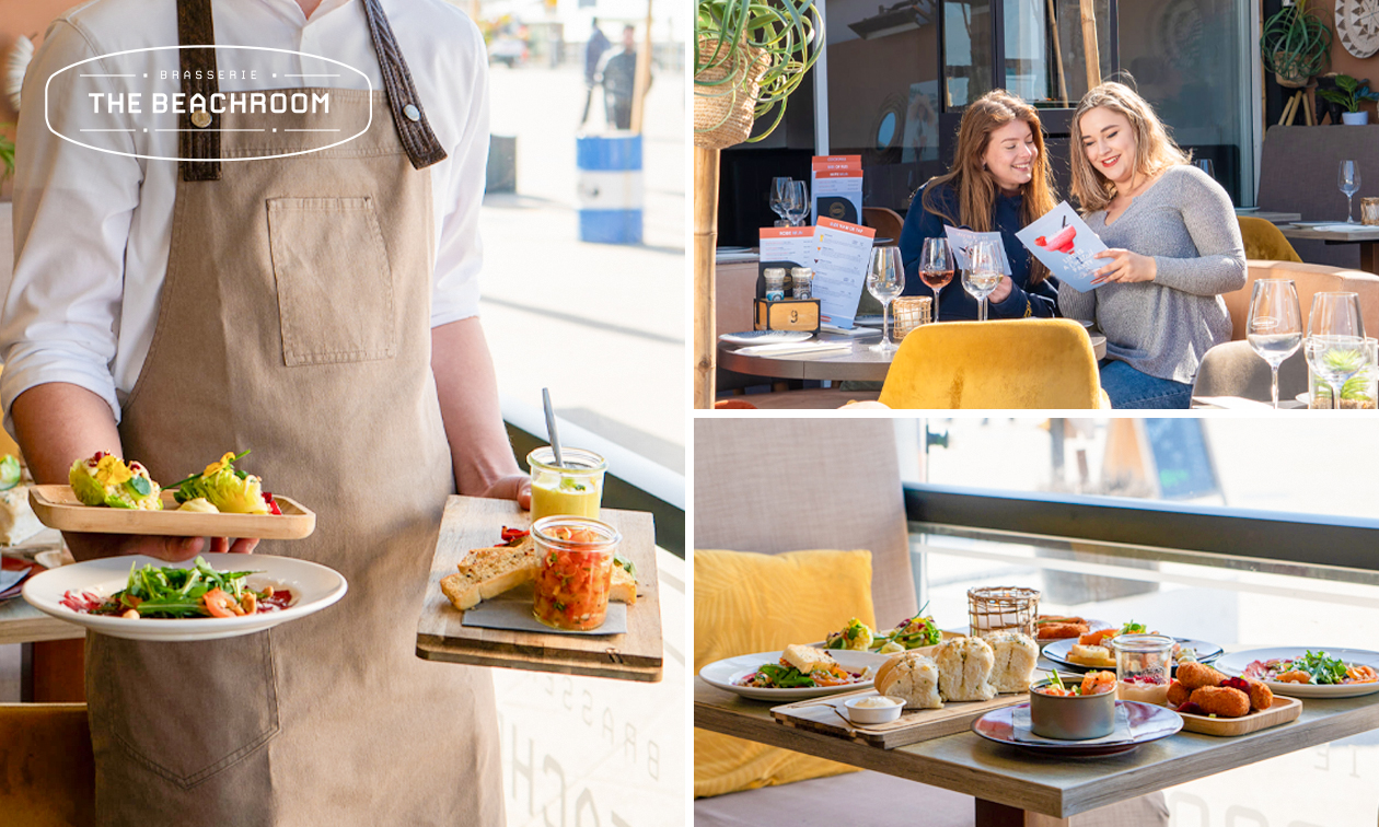 The Beachroom, 2-gangen lunchproeverij bij The Beachroom bespaar 44% in ...