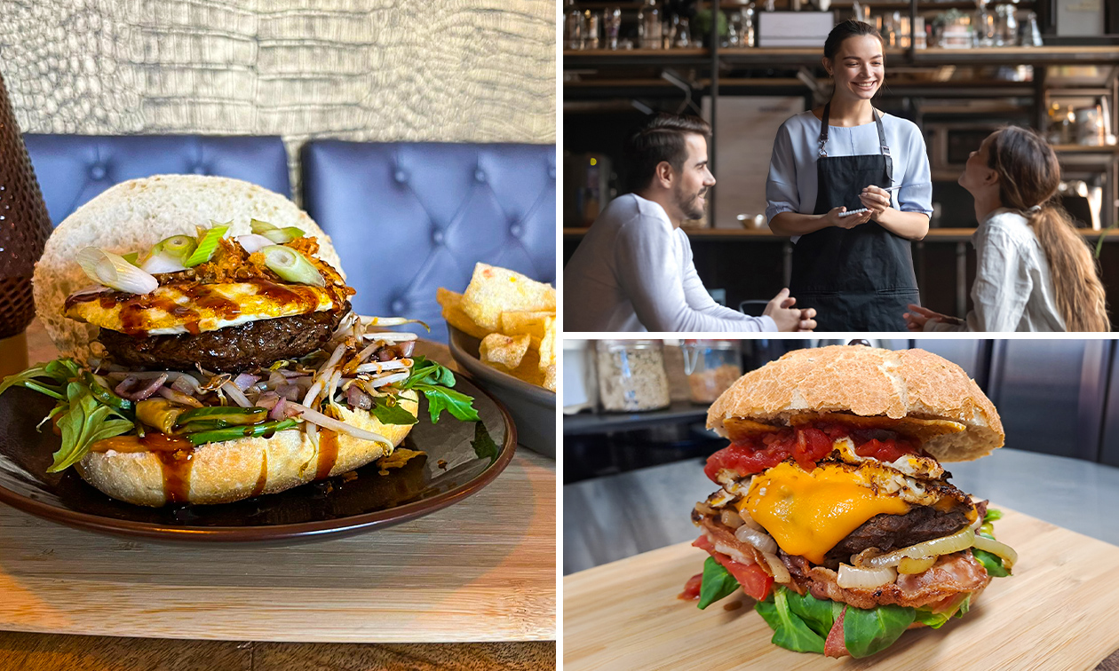 The Booster Beilen, Burger naar keuze + friet met saus + drankje naar ...