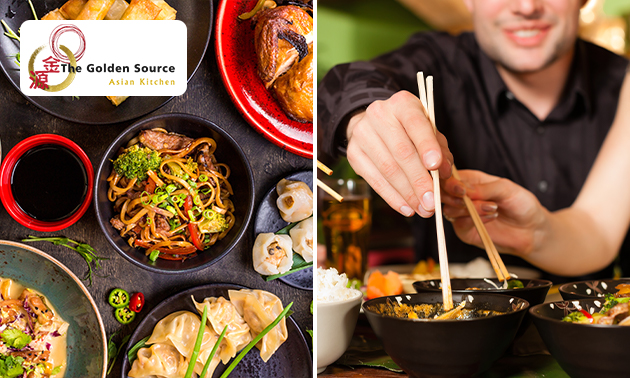 The Golden Source, All-You-Can-Taste Aziatische tapas (3 uur) bespaar ...