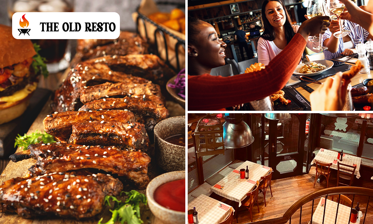 The Old Resto, 2-gangen ribbetjesdiner + koffie bij The Old Resto ...