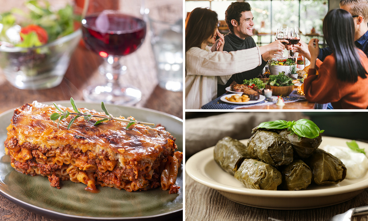 To Steki Tis Agapis, Grieks 3-gangen keuzediner om af te halen bespaar ...