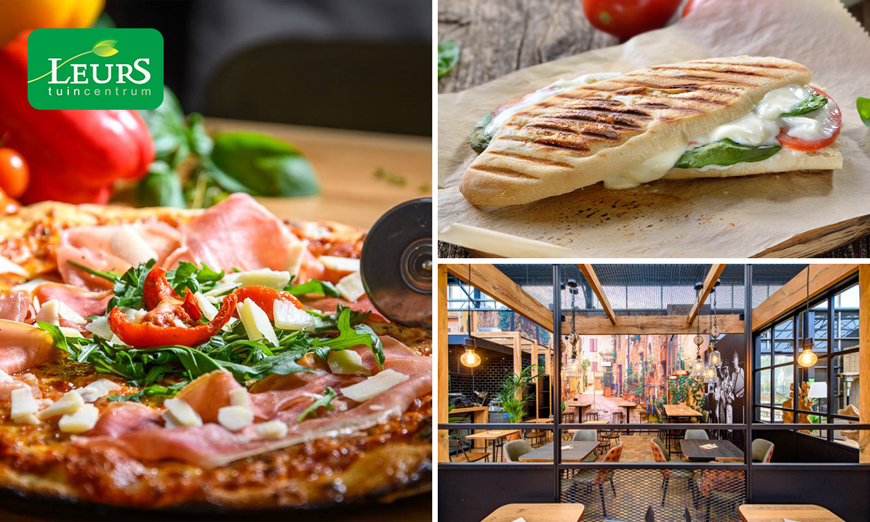 Tuincentrum Leurs, Panini of pizza naar keuze bij Tuincentrum Leurs ...