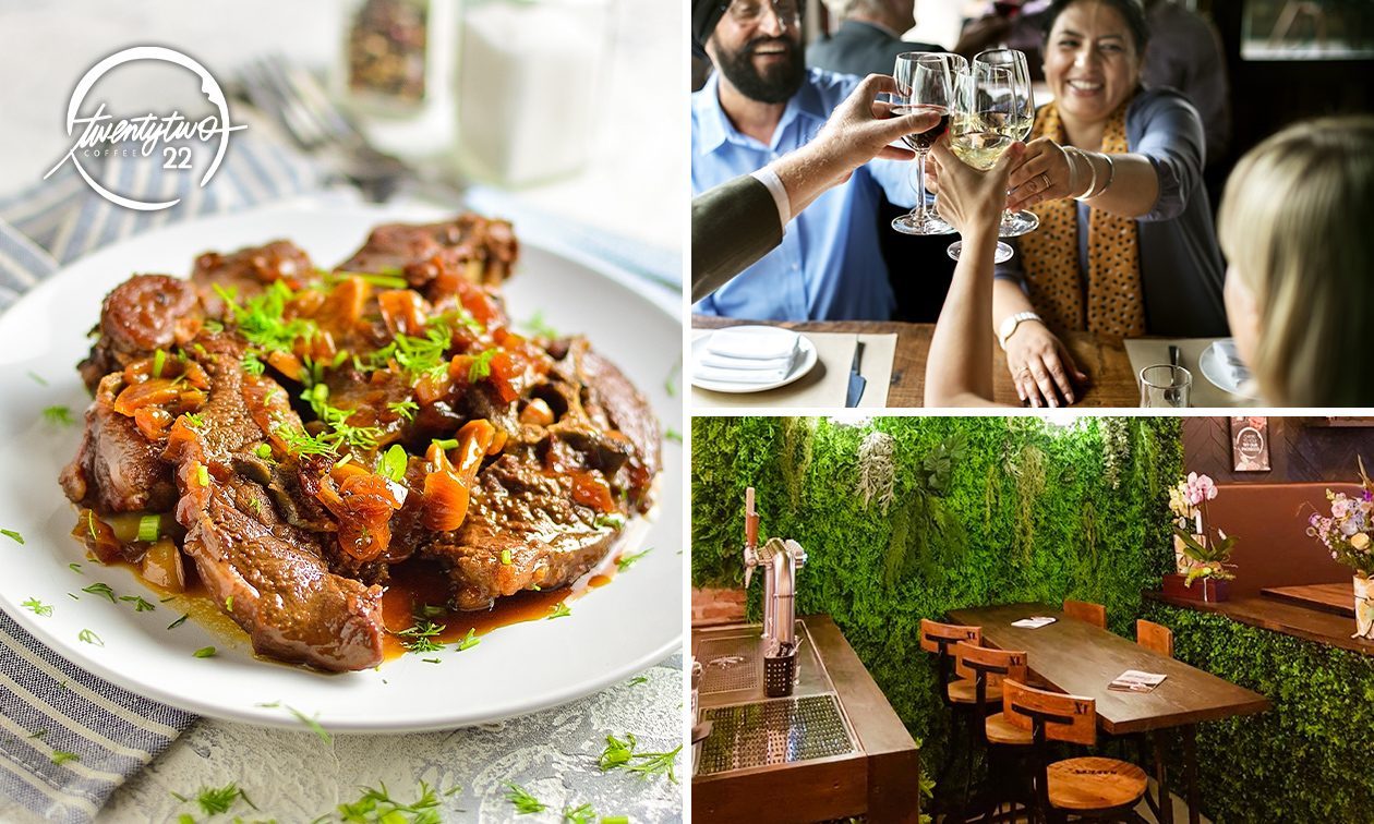 Twenty Two Coffee, 3-gangendiner bij Twenty Two Coffee bespaar 47% in ...