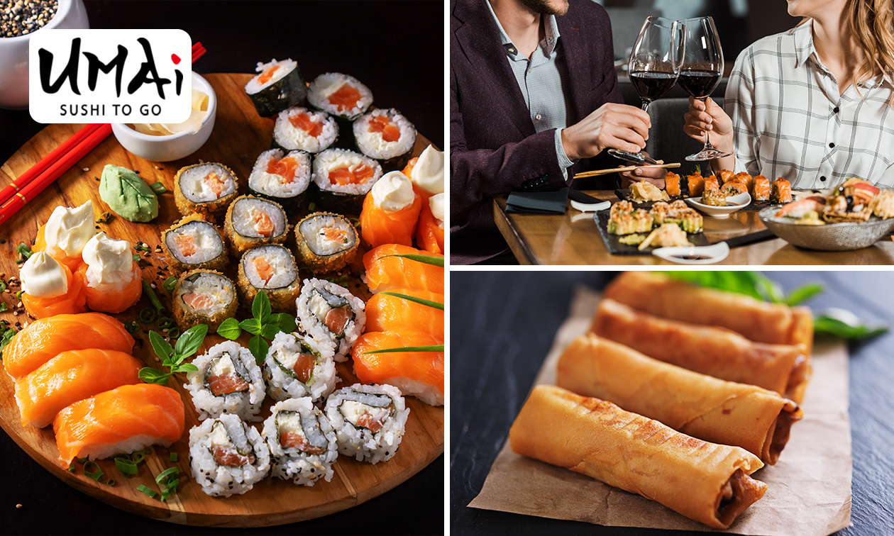 Umai Sushi To Go, All-You-Can-Eat sushi & grill (2,5 uur) bij Umai ...