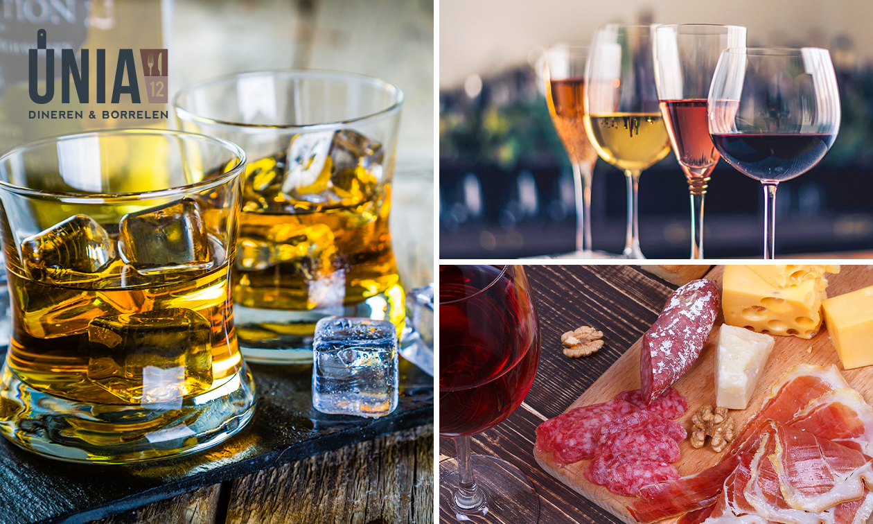 Unia 12, Proeverij Nederlandse dranken, port of whisky + hapjes bij ...