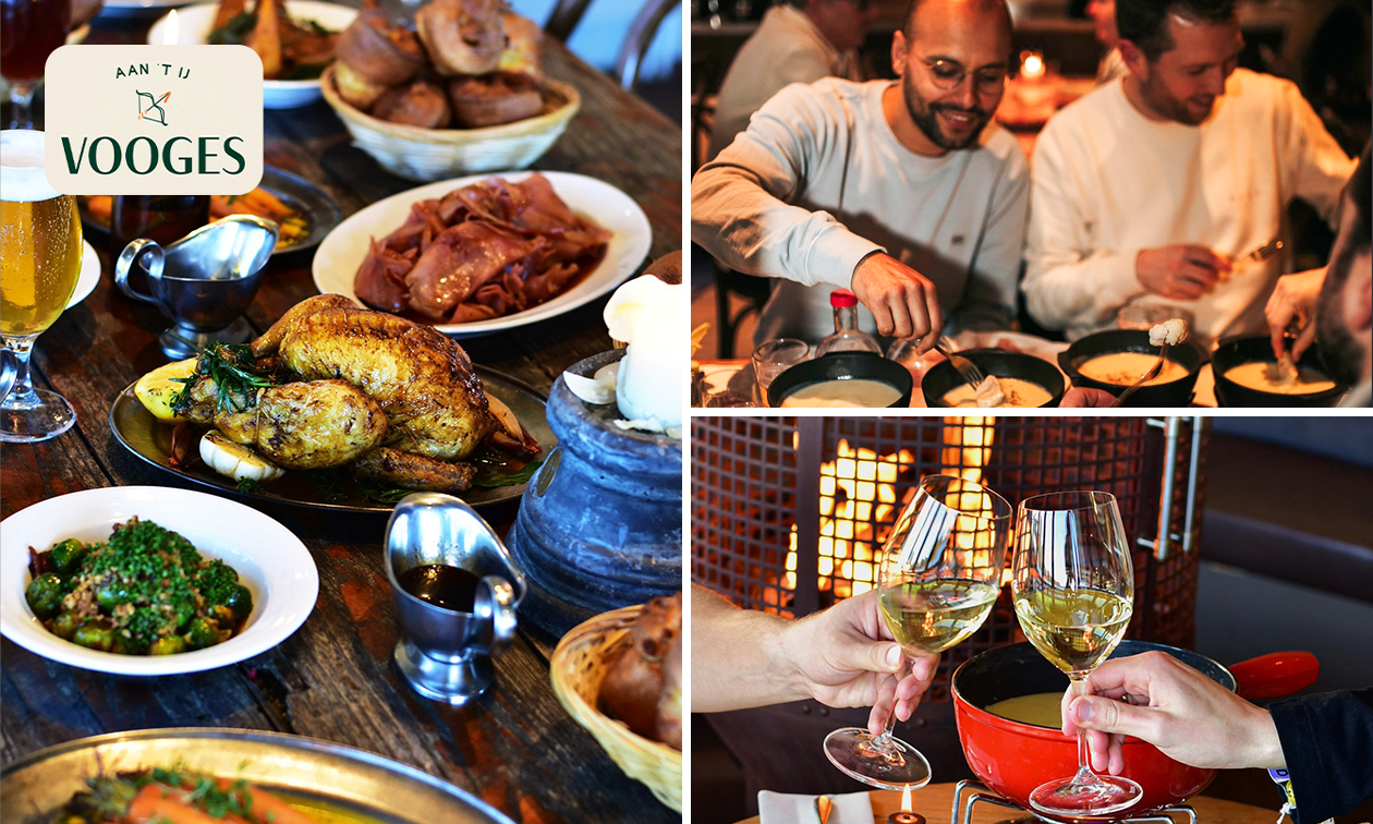 Vooges aan 't IJ, 3-gangendiner à la carte bij Vooges aan 't IJ bespaar 33% in Amsterdam via Uit ...