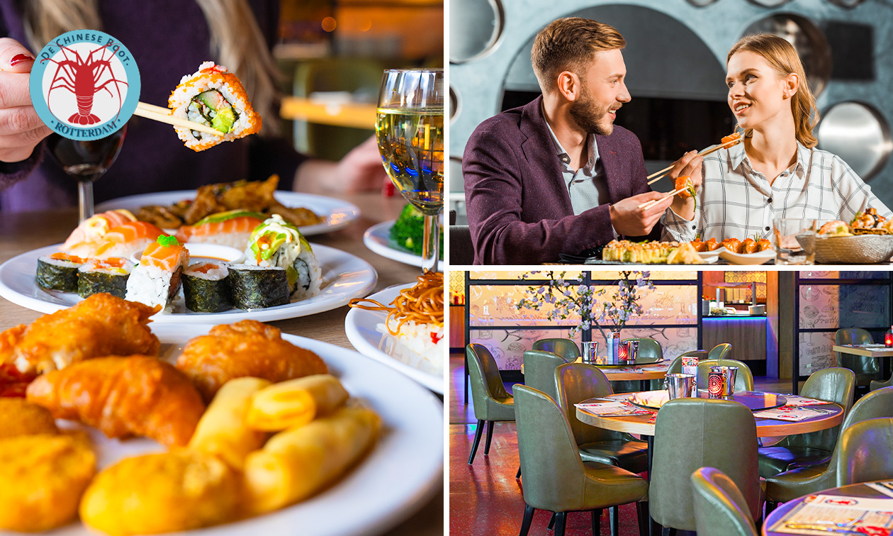 Wereldkeuken de Chinese Boot, All-You-Can-Eat & -Drink (2,5 uur) bij De ...