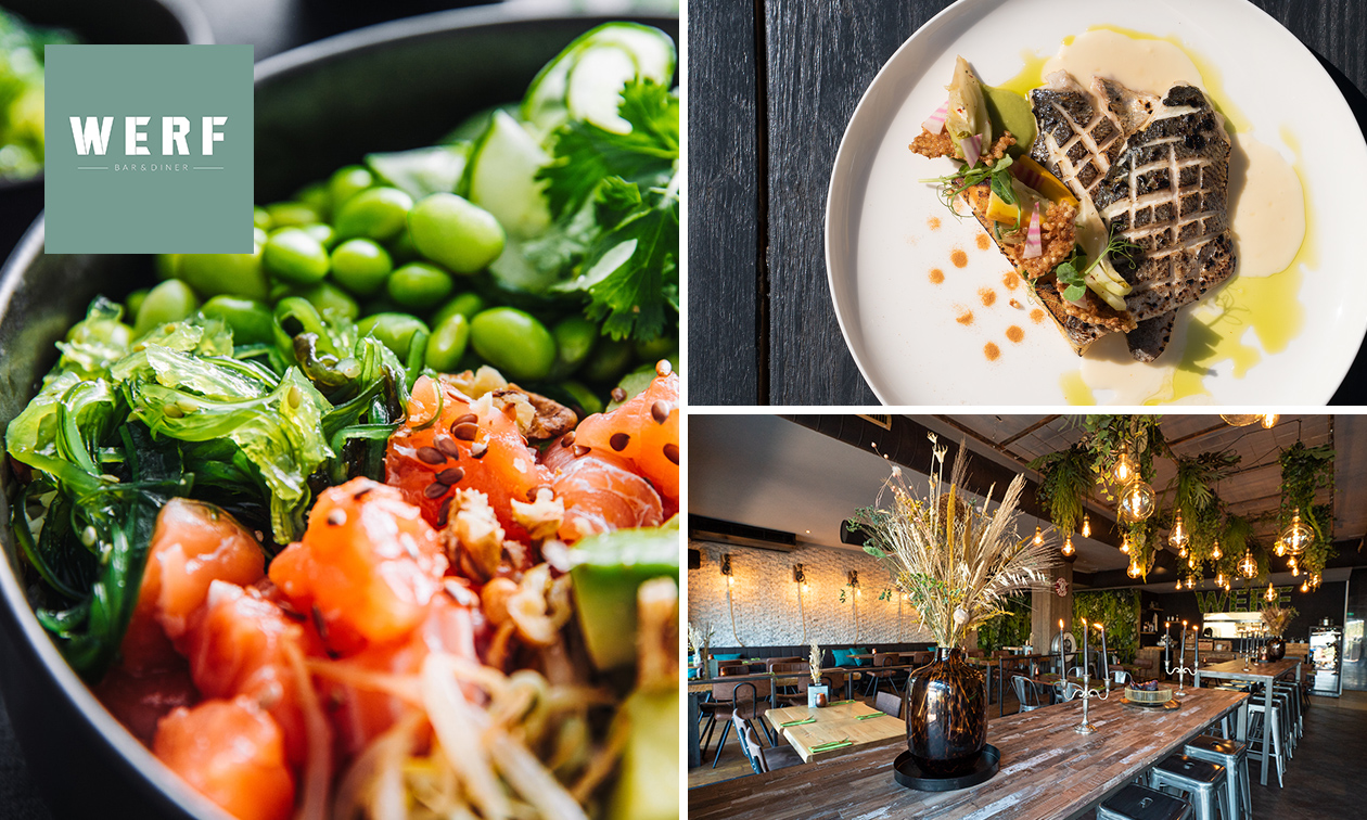 WERF Bar & Diner, 2-gangenlunch à la carte aan de Waal : épargnez 47% à ...