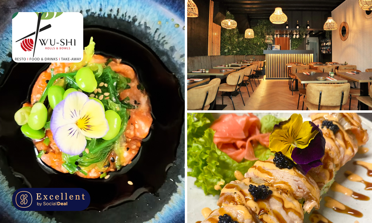 WU-SHI, High class 2-gangen sushidiner bij WU-SHI bespaar 37% in De ...