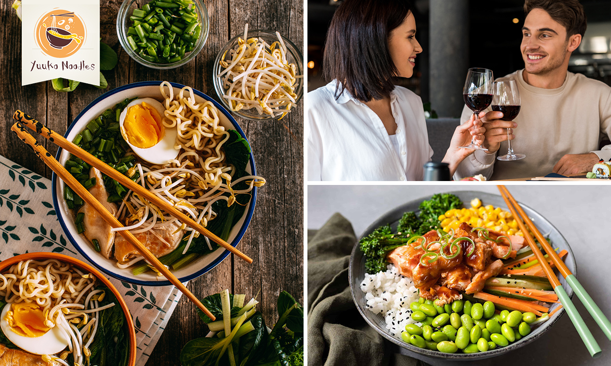 Yuuko Noodles, Japans diner + bijgerecht + drankje bij Yuuko bespaar 37 ...