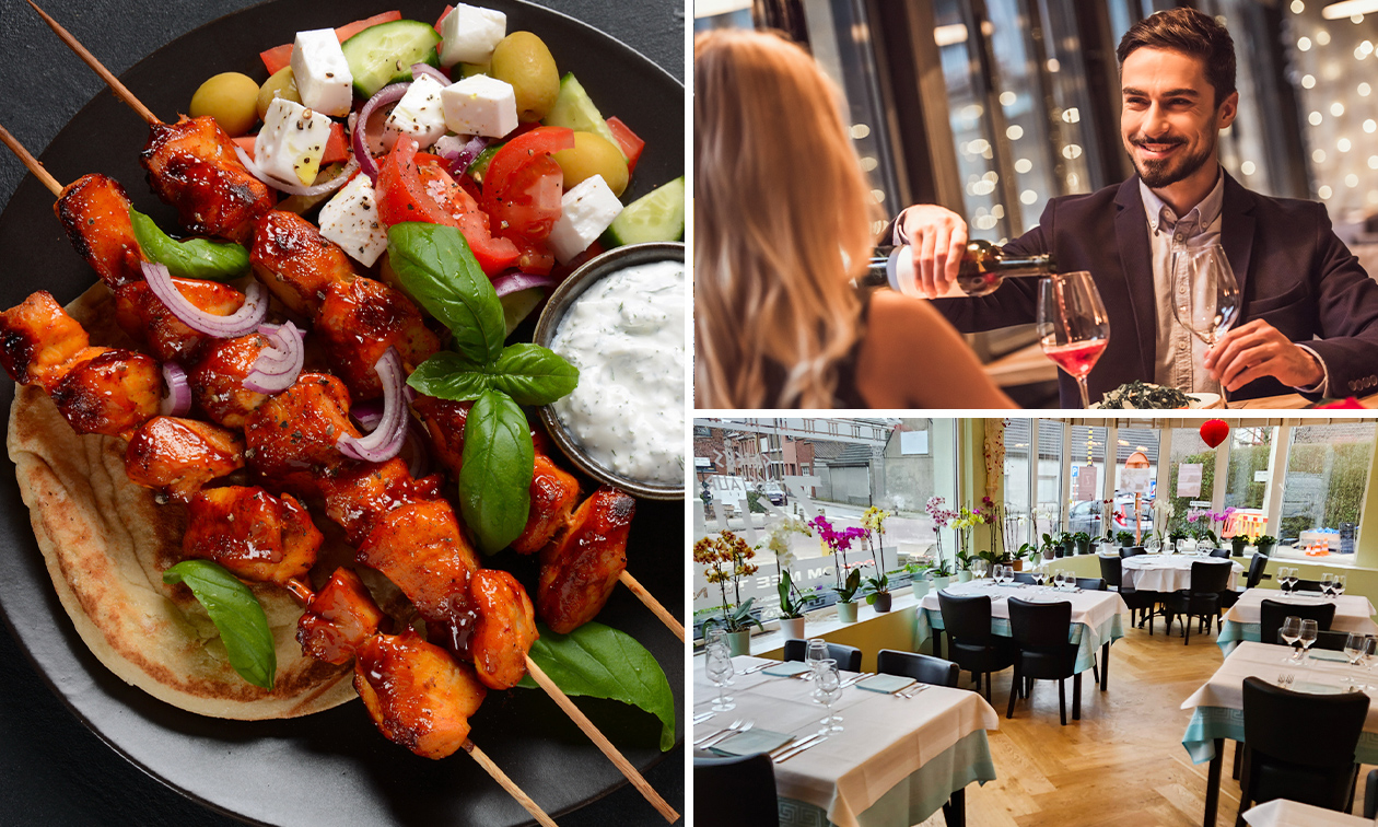 Zeus Grieks Restaurant, Grieks 4-gangen keuzediner bij Zeus Grieks ...