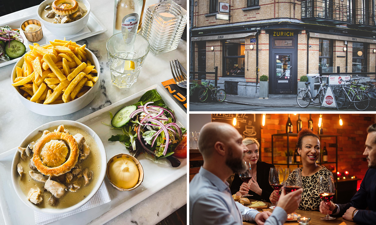 Zurich Antwerpen, 3-gangendiner of -lunch à la carte bespaar 44% in ...